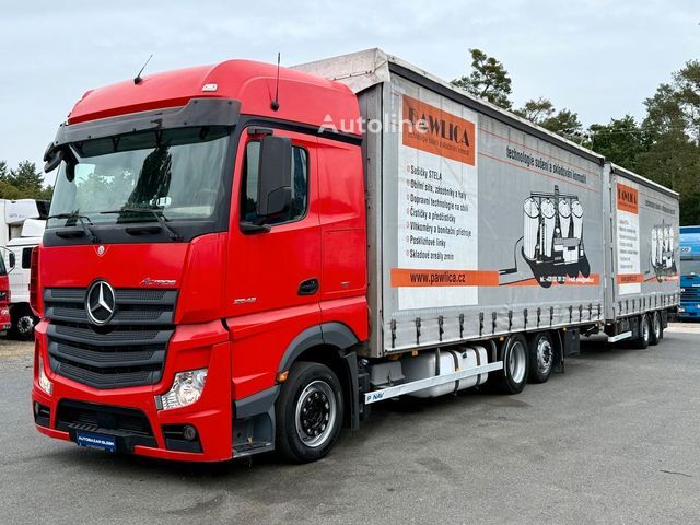 Mercedes-Benz Actros 2542 kamion s ceradom + prikolica sa ceradom