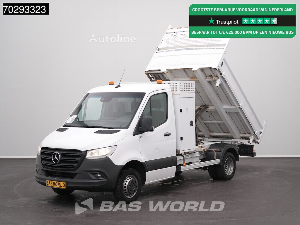 Mercedes-Benz Sprinter 514 CDI 3 zijdige Kipper 3.5t trekhaak MBUX Navi Camera kamion kiper < 3.5t