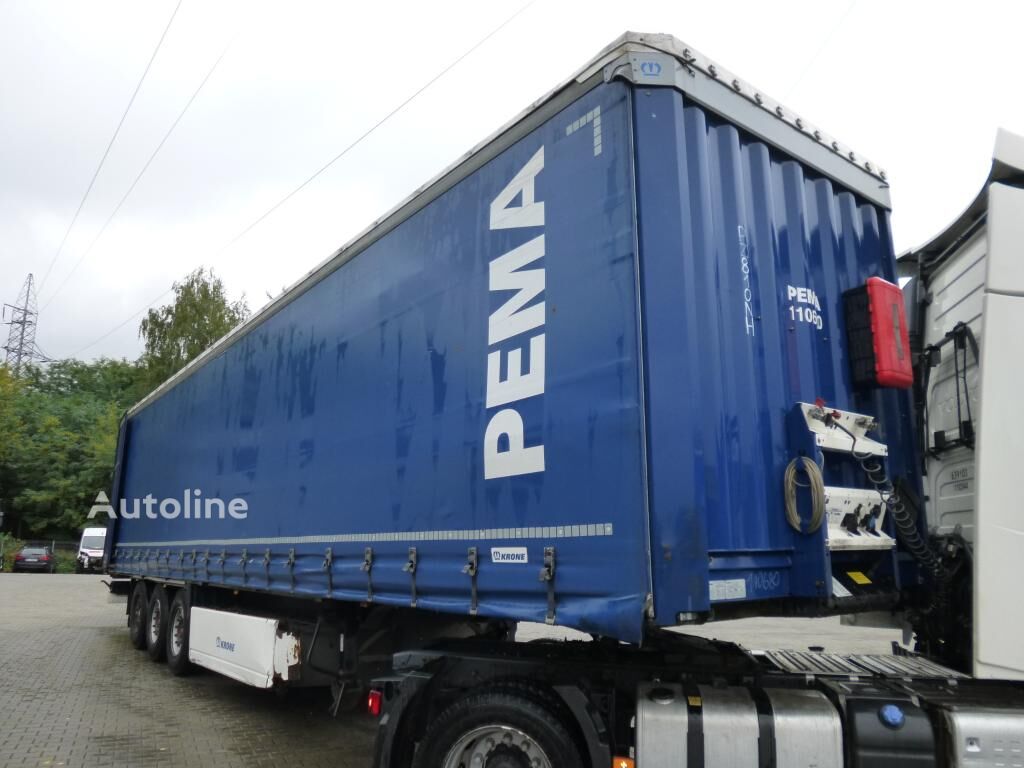 Krone Trailer Curtainsider Sliding Roof Straight poluprikolica sa kliznom ceradom