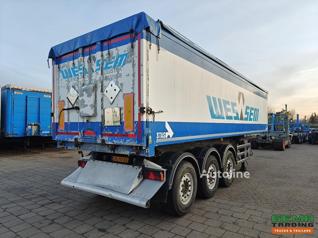 Stas S300CX 3-Axles SAF - Tipper 52m³ - Alu/Alu - Lift Axle/Trailing poluprikolica kipera