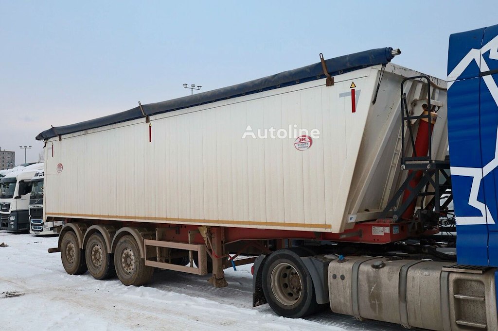 Reisch RHKS-3-AG09, 50 CBM, LIFT AXLE, ALUMINIUM poluprikolica kipera