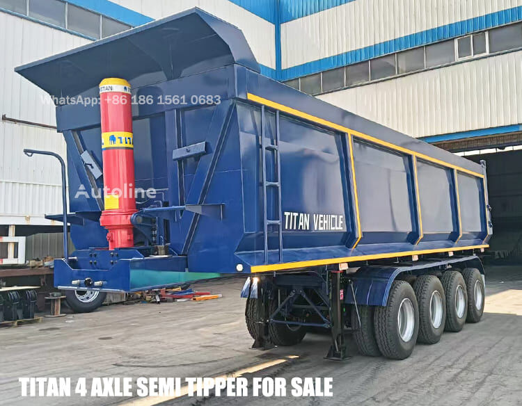 Titan 4 Axle Semi Tipper for Sale poluprikolica kipera