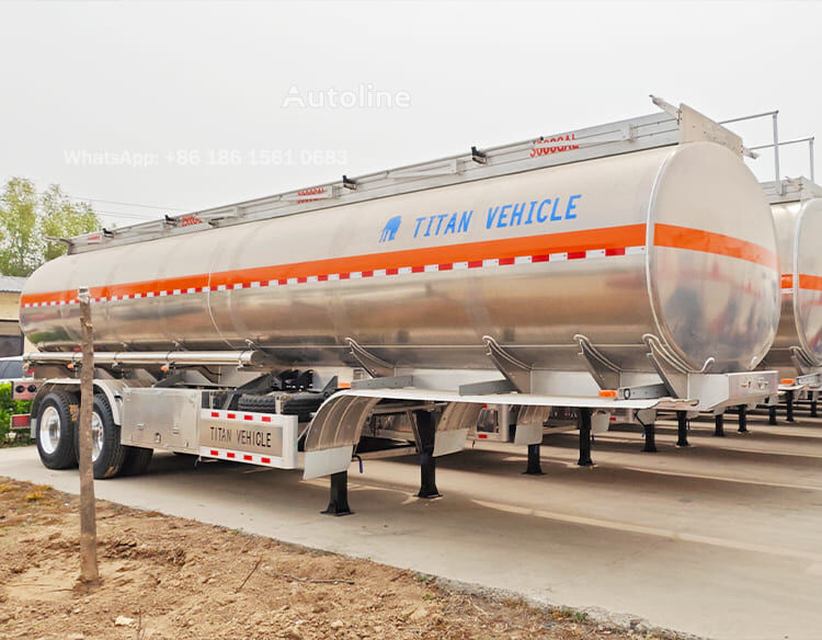 Nova Titan 2 Axle Aluminum Tanker Trailer For Sale cisterna za goriva i maziva