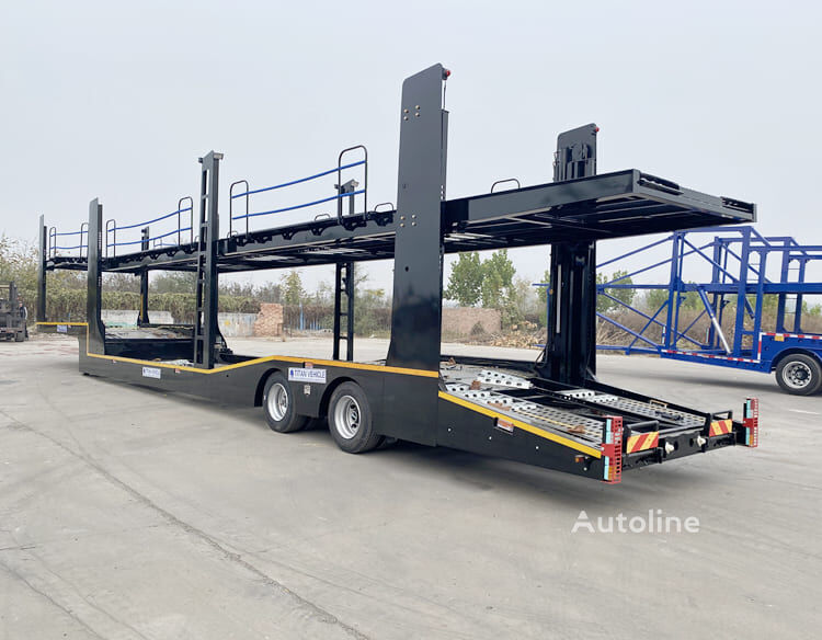 Nova Titan Car Transport Semi Trailer–Durable Car Carrier for Sale poluprikolica autotransportera