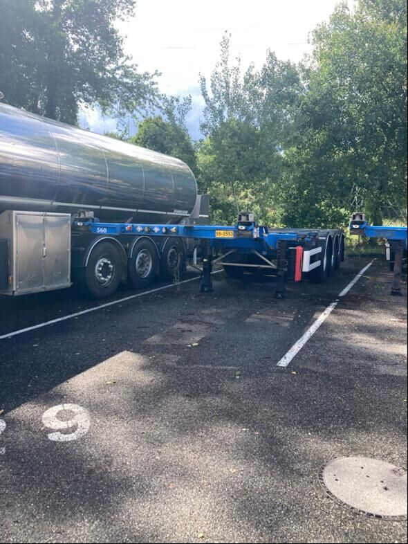 Fruehauf Trailer Chassis Gooseneck extendible 2x 20', 30', 40' and 45' poluprikolica-šasija (551553)