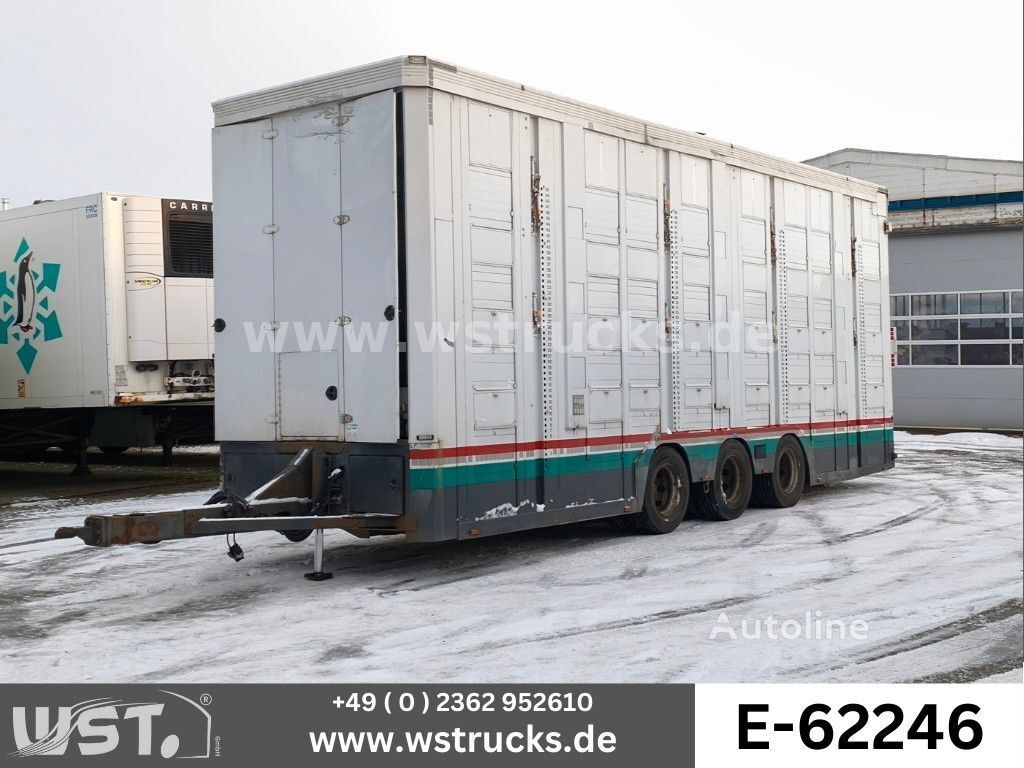 Menke-Janzen Tandem 3 Achsen | 2 Stock | Hubdach | Aggregat prikolica za prevoz stoke