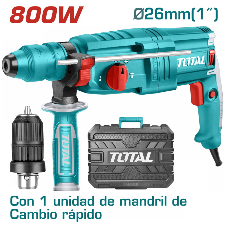 TOTAL Čekić bušilica 800W/2.5J TH308268-2ID EK000800772