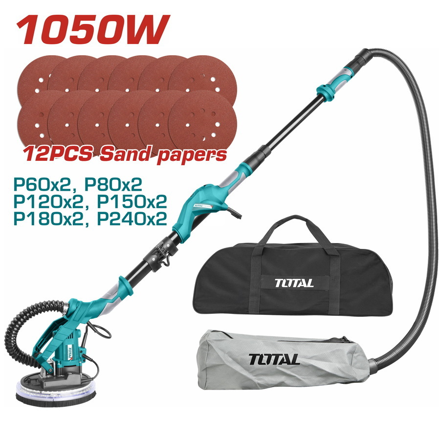 TOTAL Brusilica za zidove,1050w,225mm,12 kom brusnog papira TWS10501ID EK000800885