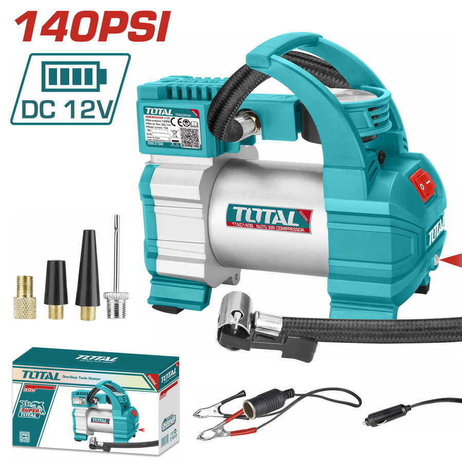 TOTAL Auto kompresor 12V TTAC1406ID EK000801128