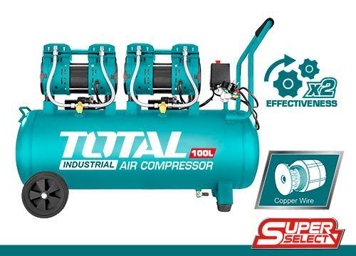 TOTAL Kompresor 100L,silent,bezuljni‚3,2KS TCS2241008ID EK000800915
