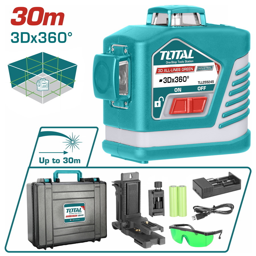 TOTAL 3D laser za nivelaciju TLL255245ID EK000800952