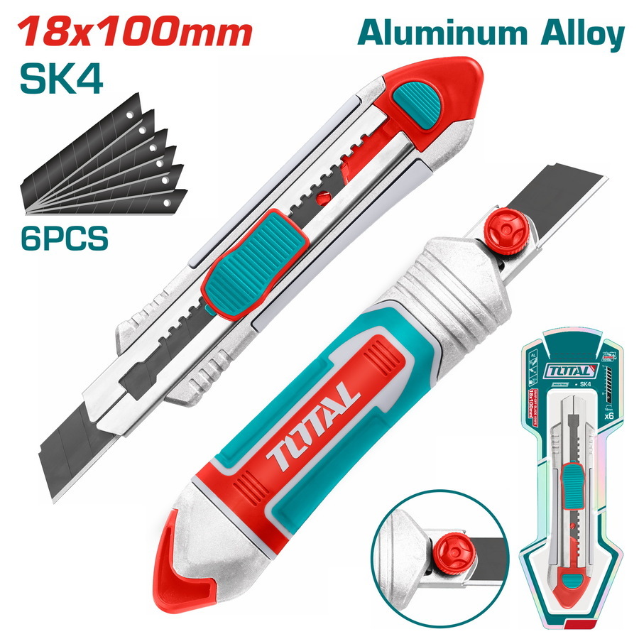 TOTAL Skalpel 18mm Aluminijumski TG5121806ID EK000801078