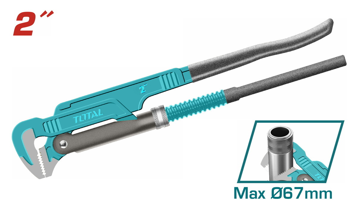 TOTAL Klešta za cevi Švedska 90° 67mm THT172021ID EK000801174