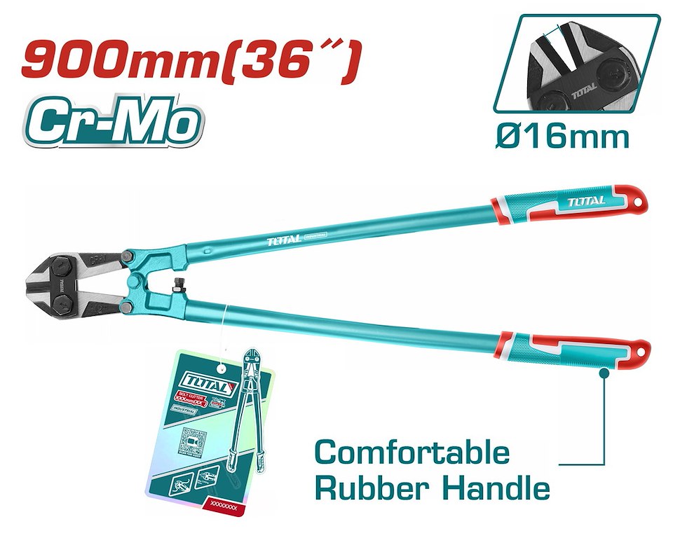 TOTAL Klešta za sečenje žice 900mm THT113366ID EK000801103