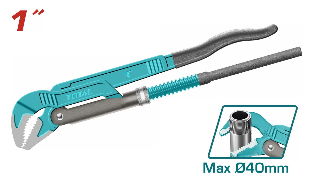 TOTAL Klešta za cevi kosa 45° THT172013ID EK000800747
