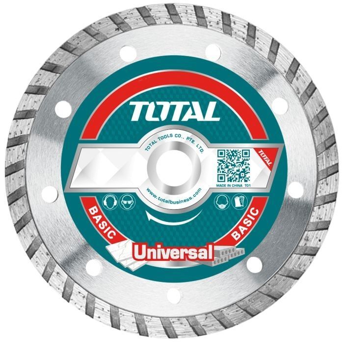 TOTAL Univerzalna turbo dijamantska rezna ploča 230mm suvo/mokro TAC2132303MID EK000801084