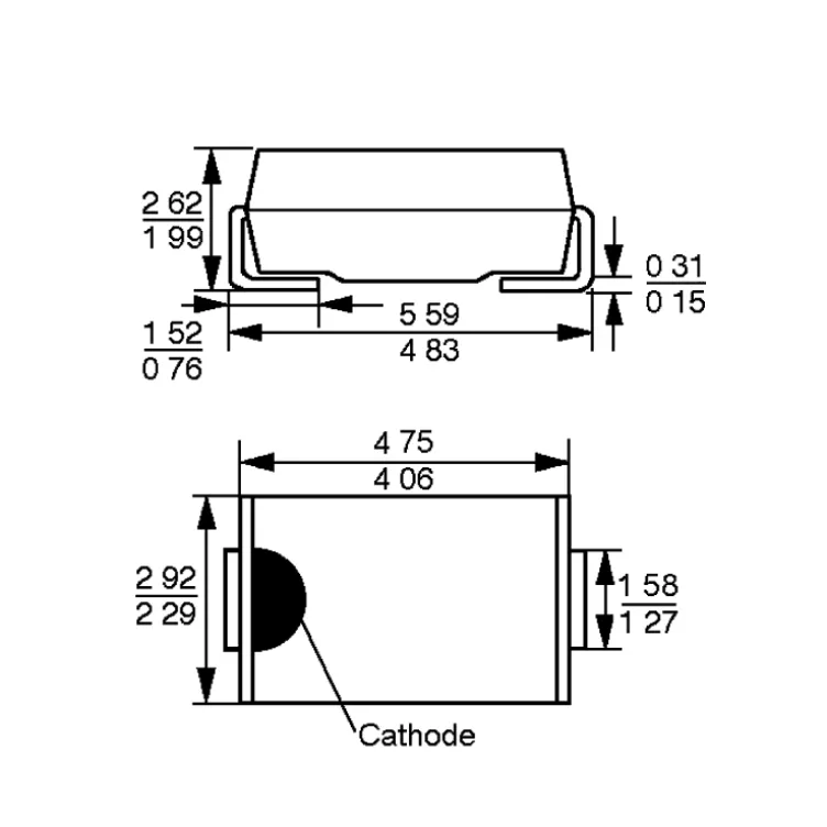 Dioda LL4007 1000V 1A