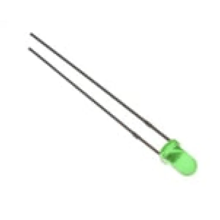 LED dioda difuzna zelena 5 mm