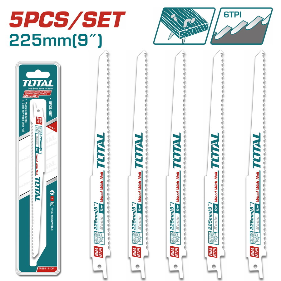 TOTAL Listovi za lisičarku za drvo sa ekserima TRSB1111DFID: EK000801016