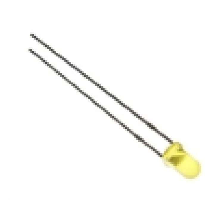 LED dioda transp. žuta 5 mm