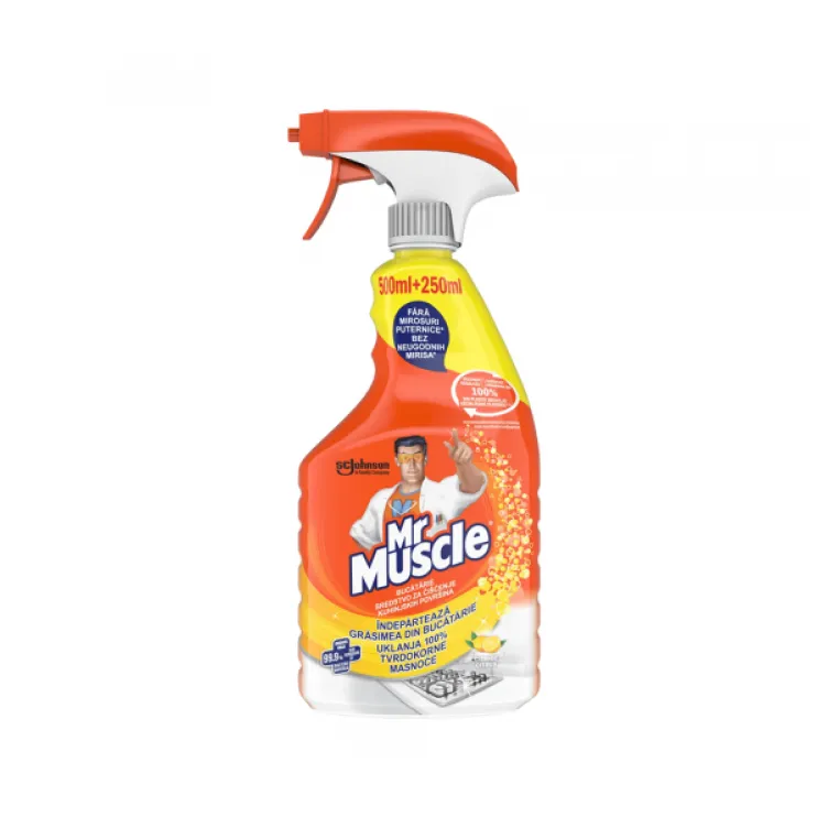 Mr.Muscle za kuhinjske površine limun 750ml