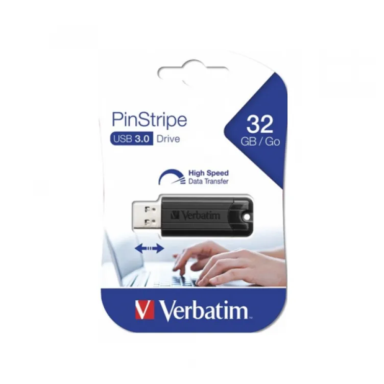 Flash USB 32GB Verbatim 3.0 PinStripe