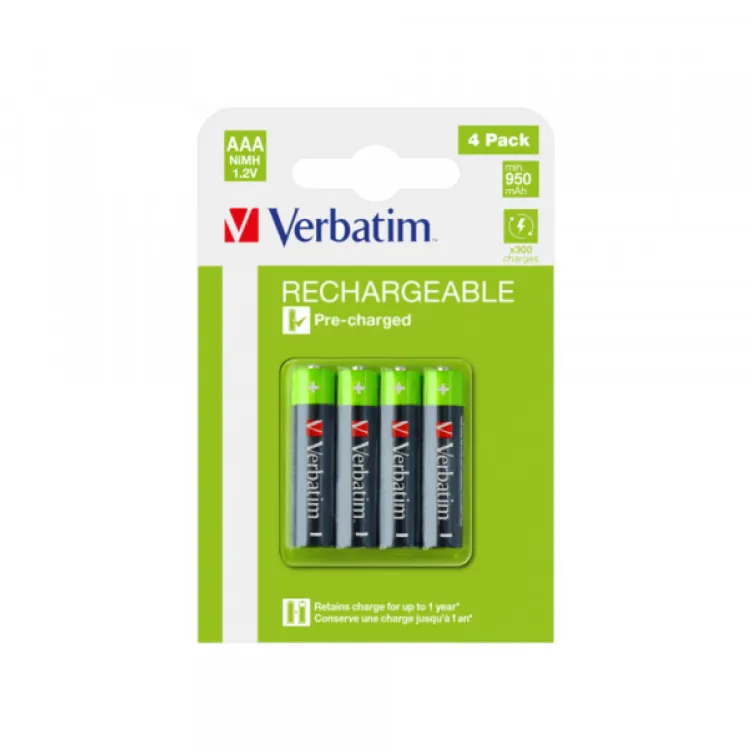 Baterija LR 3 punjiva Verbatim AAA 1/4 blister 950mAh