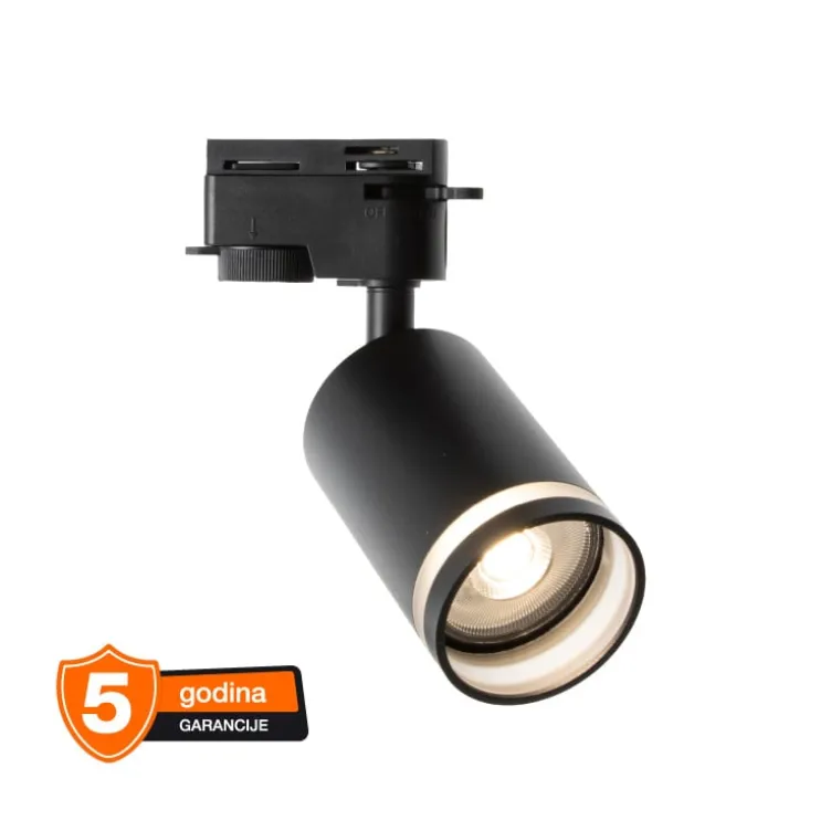 OSRAM PULSE crni monofazni šinski reflektor 6W