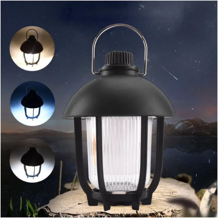 Prenosna LED punjiva lampa crna