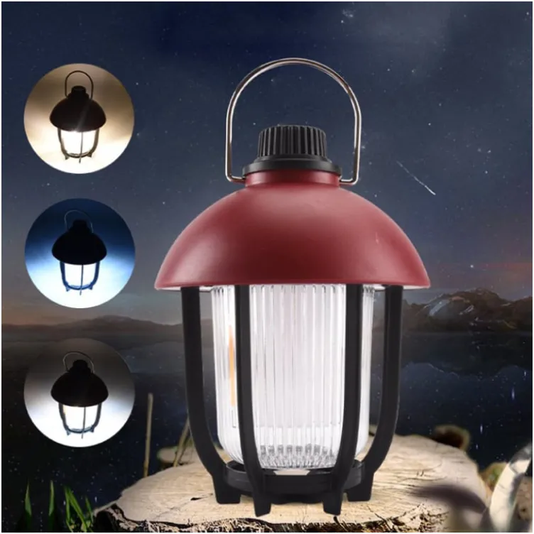 Prenosna LED punjiva lampa crvena