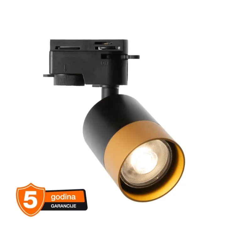 OSRAM LUXE crni monofazni šinski reflektor 6W