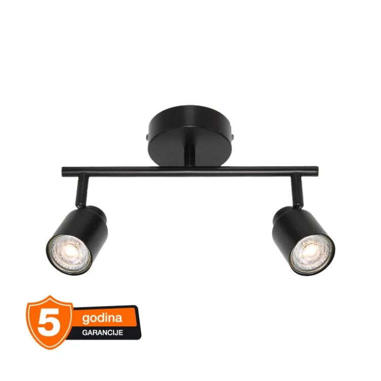OSRAM PRIMAL crna spot lampa 2xGU10