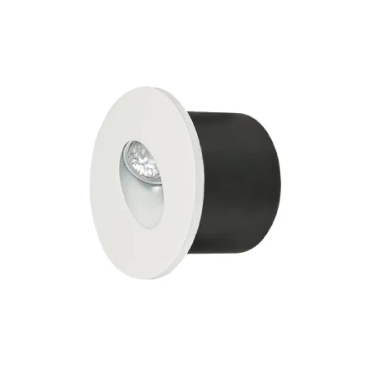 Ugradna zidna LED lampa 3.5W 4000K IP54 okrugla