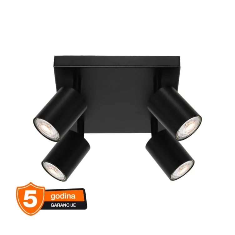OSRAM crna spot lampa 4xGU10