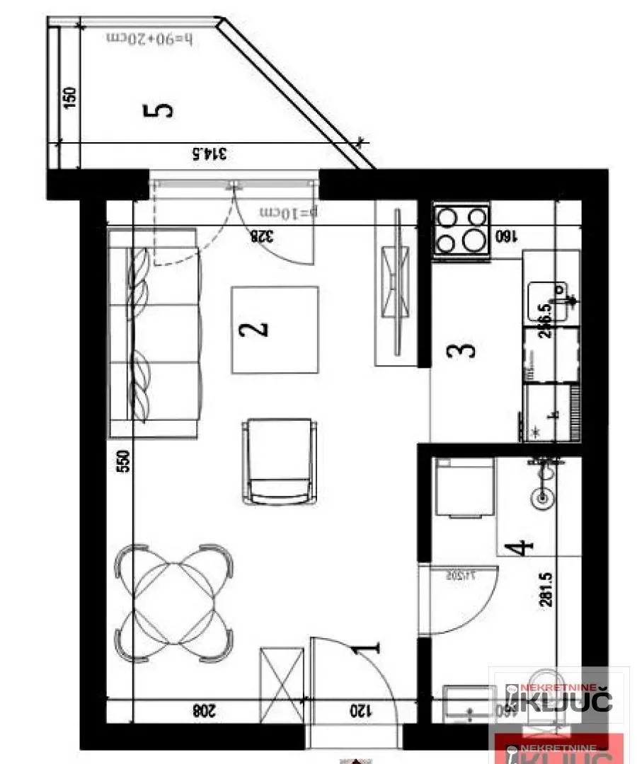 Prodaja, jednosoban stan, 30m², Klisa, Novi Sad Sve Podlokacije