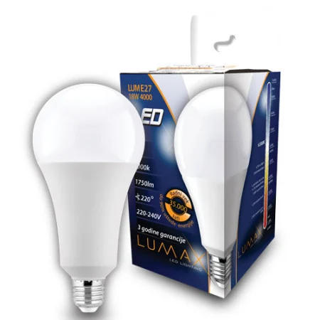 Lumax sijalica LED LUME27-18W 4000K 1750lm ( 004999 )