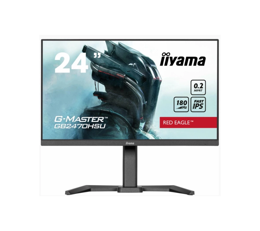 Monitor 23.8" Iiyama GB2470HSU-B6 IPS 1920x1080/180Hz/0.2ms/HDMI/DP/USB/zvučnici