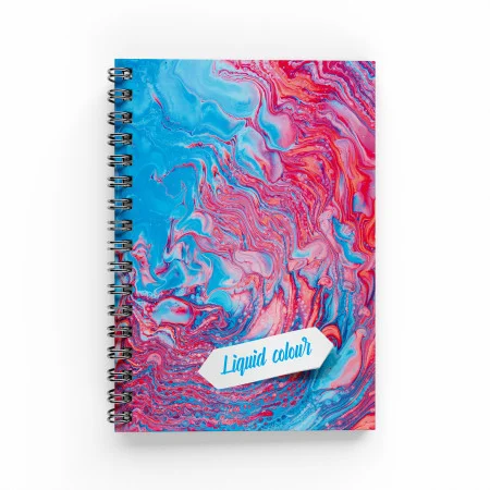 Helios sveska A5 Liquid color spirala dikto 100l ( 5287 )