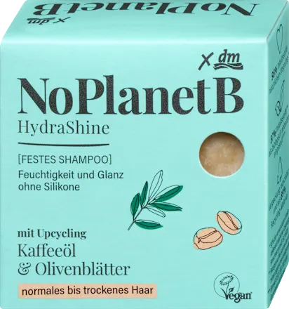 No Planet B
HydraShine čvrsti šampon za kosu - ulje kafe i listovi masline, 75 g
