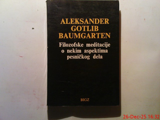 FILOZOFSKE MEDITACIJE O NEKIM ASPEKTIMA PESNICKOG DELA