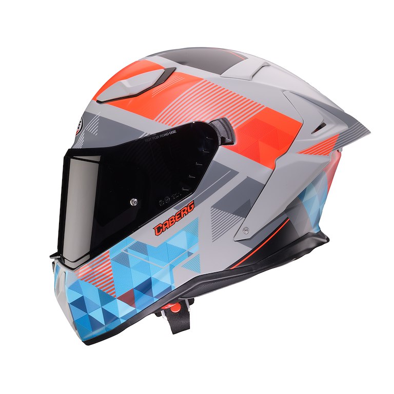CABERG DRIFT EVO II PRISM Matt Grey/Red Fluo/BlueMOTO KACIGA