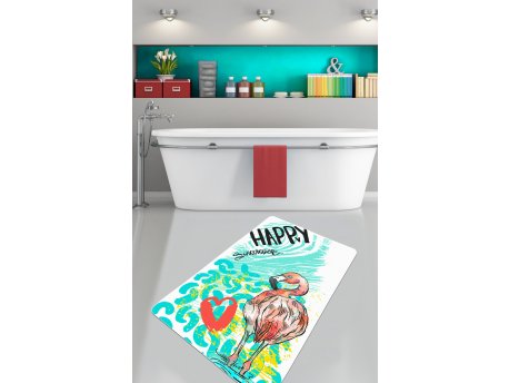 L`ESSENTIEL MAISON Prostirka za kupatilo Happy Flamingo (70 x 120)