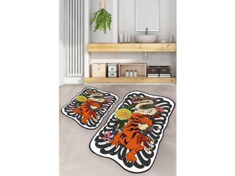 L`ESSENTIEL MAISON Set 2 prostirke za kupatilo Wild Animals