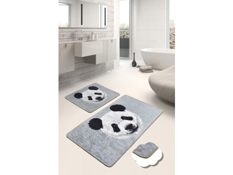 L`ESSENTIEL MAISON Set 2 prostirke za kupatilo Huge Panda Djt