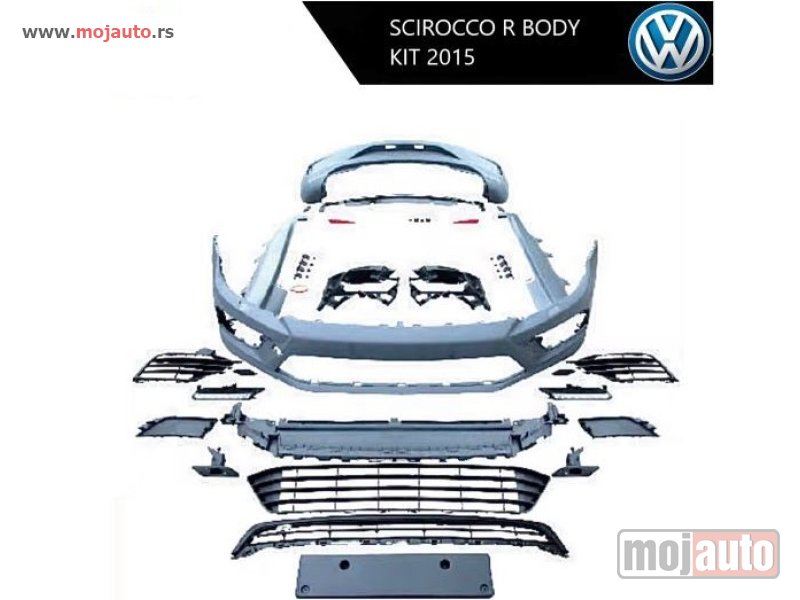 VW Scirocco R 2015 body kit