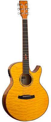 Tanglewood TWX6CESMF Winterleaf Exotic Honey Burst Gloss elektro-akustična gitara