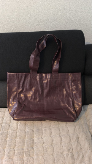 H&M bordo kroko torba