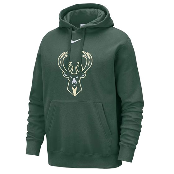 NBA MILWAUKEE BUCKS CLUB PULLOVER HOODIE 'GREEN'