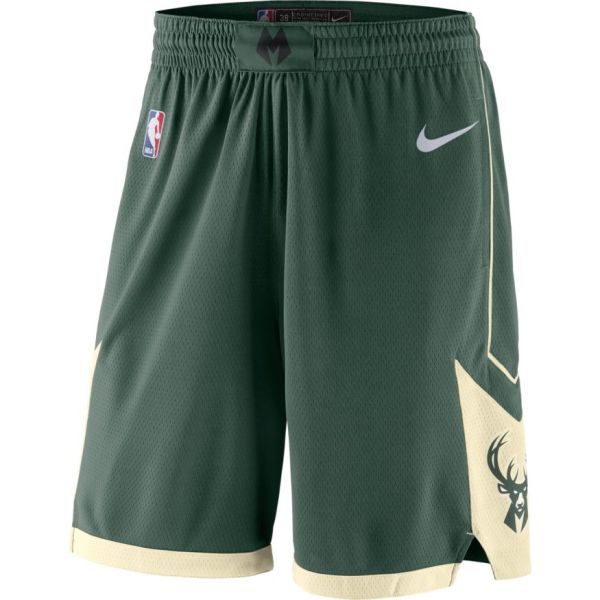 NBA MILWAUKEE BUCKS ICON SWINGMAN SHORTS 'GREEN'