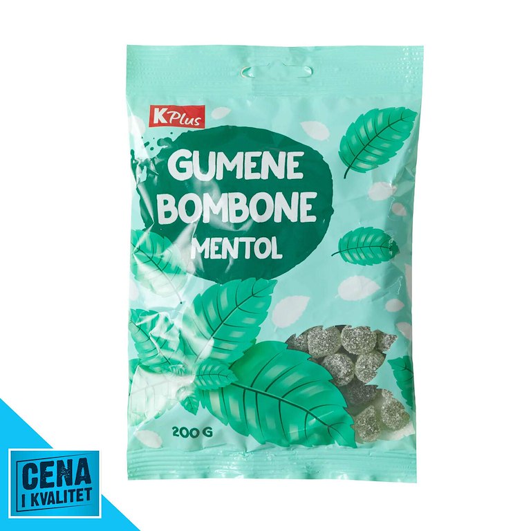 K plus gumene mentol bombone 200g
